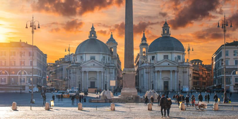 Piazza del Popolo en Roma: ¿Qué monumentos arquitectónicos ver?